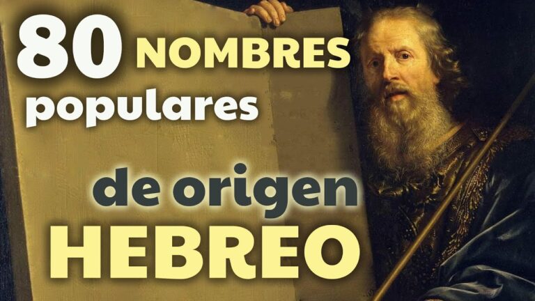 Nombres en hebreo: descubre su significado y origen en esta guía ...