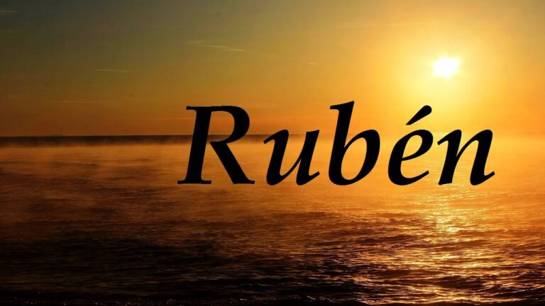 Descubre el significado del nombre Rubén: origen, personalidad y ...