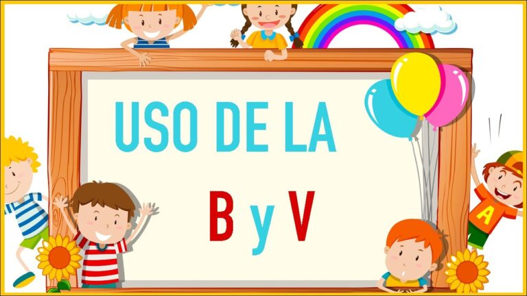 Reglas de ortografía b y v para niños: Cómo enseñar de forma divertida ...