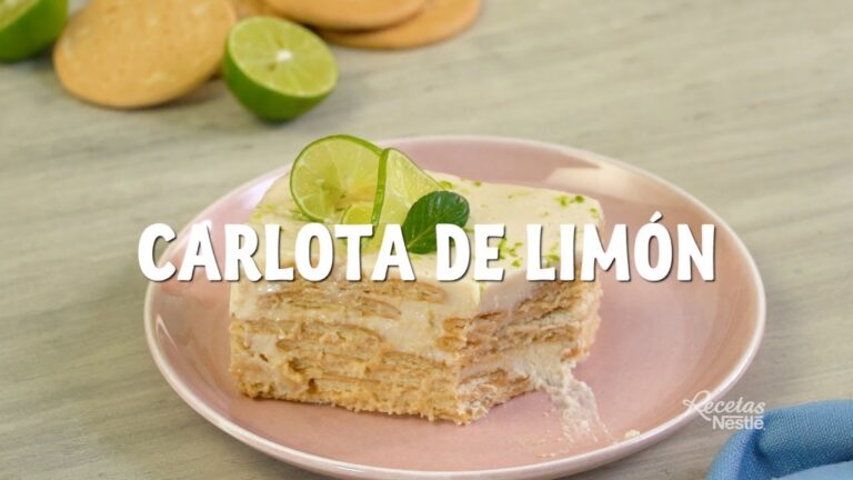 Receta irresistible de postre con galletas Marías y limón: ¡Delicia en ...